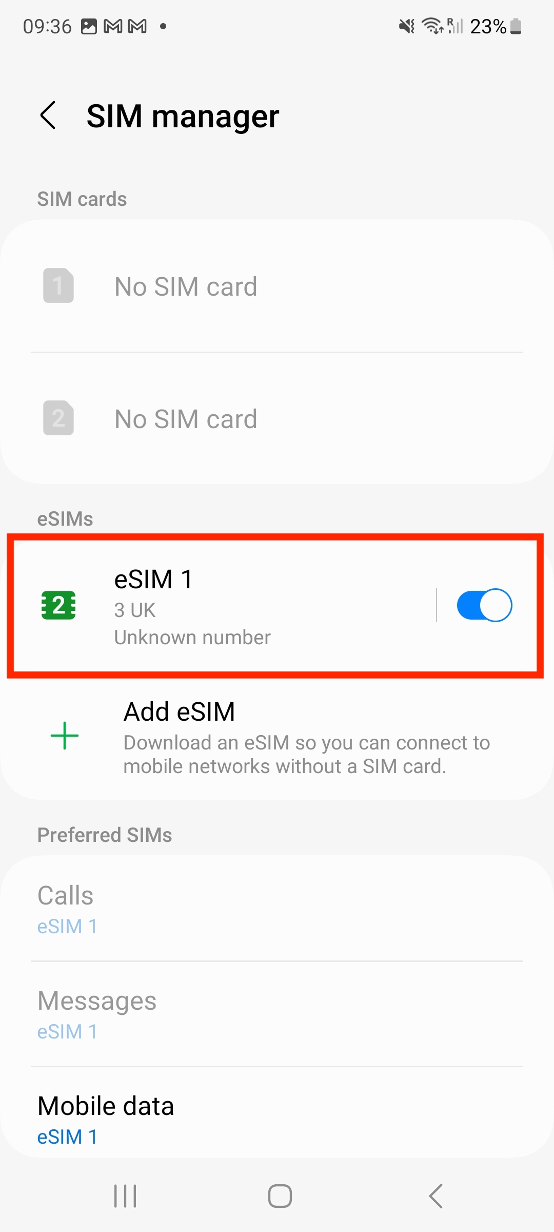 Locate ICCID (eSIM Serial Number) on Samsung Devices – Breeze eSIM