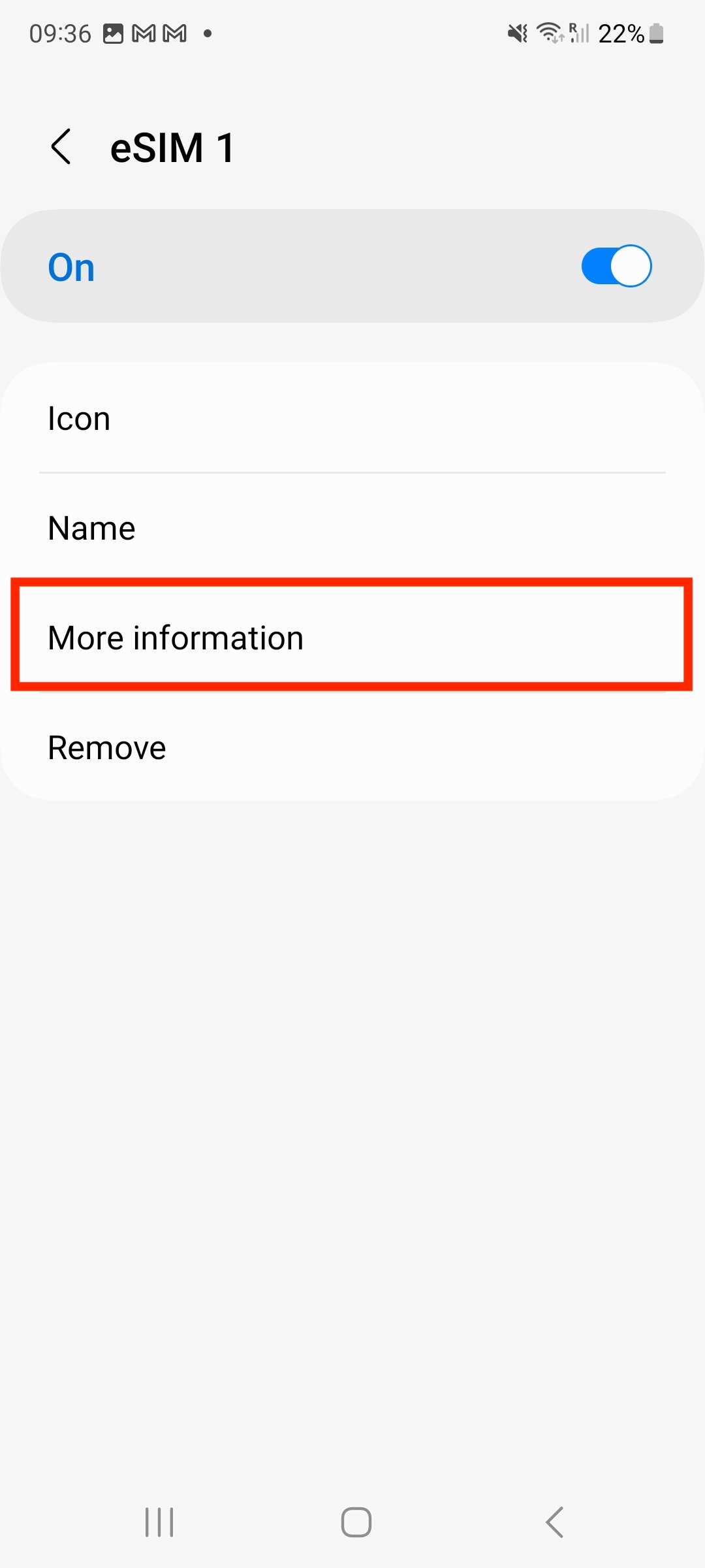Locate ICCID (eSIM Serial Number) on Samsung Devices – Breeze eSIM